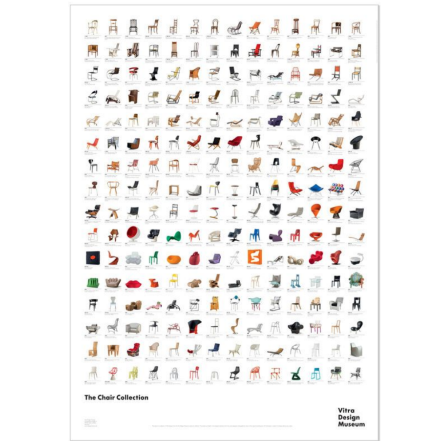 Poster The Chair Collection Vitra – Micozzi Interni Store